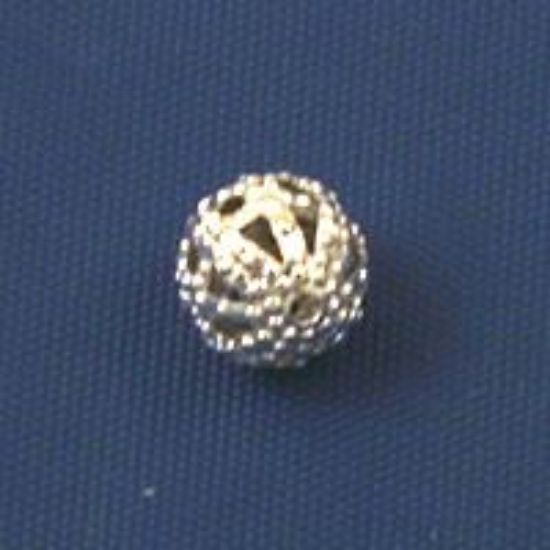 Bead S/P Filigree 6mm Unit is 50pcs) - Thunderbird Supply Company ...