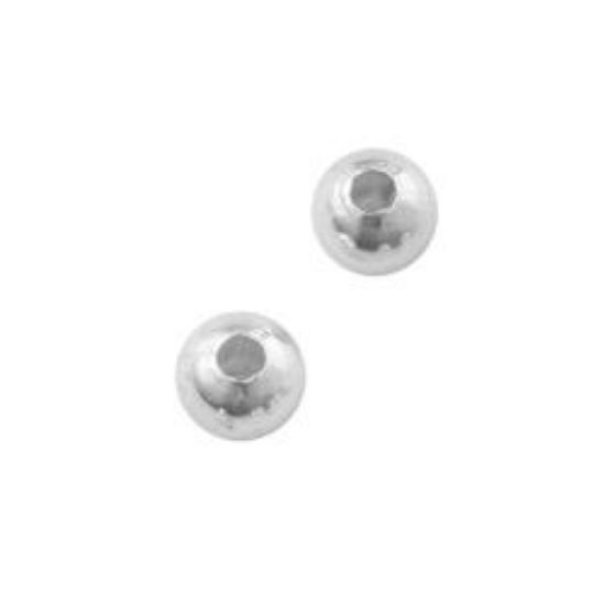 Bead S/S Plain 4mm Hole .048" Unit Of 50 PCS) - Thunderbird Supply ...