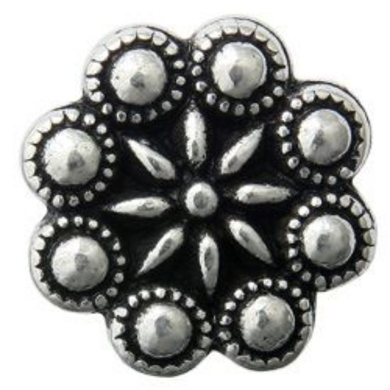 Rosetta Button With Loop 12mm* - Thunderbird Supply Company - Jewelry ...