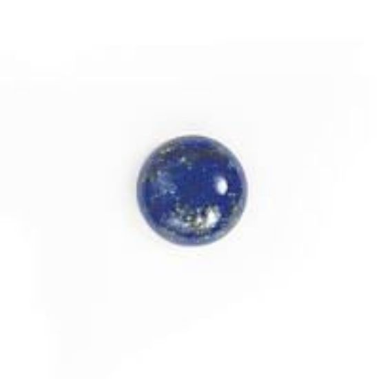 8mm Round Lapis Cab - Thunderbird Supply Company - Jewelry Making Supplies