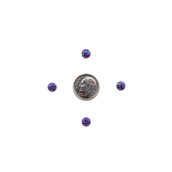 6mm Rd Amethyst Imit Opal Cab - Thunderbird Supply Company - Jewelry ...