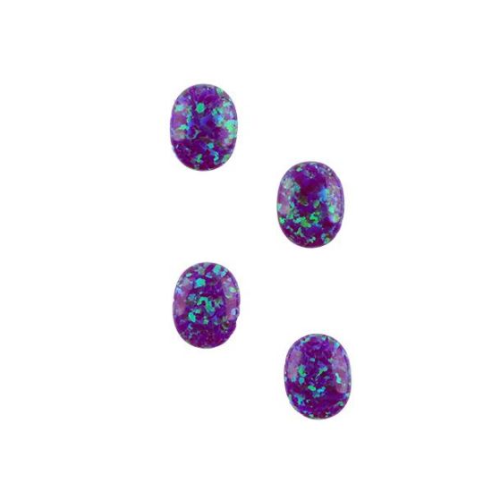 7x9mm Ovl Amethyst Imit Opal Cab - Thunderbird Supply Company - Jewelry ...