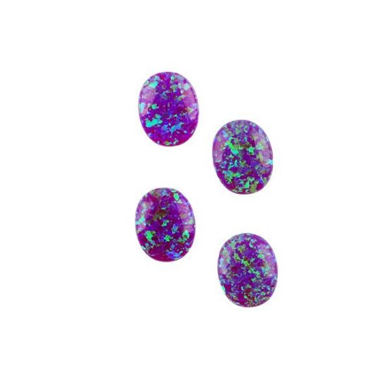 8x10mm Ovl Amethyst Imit Opal Cb - Thunderbird Supply Company - Jewelry ...