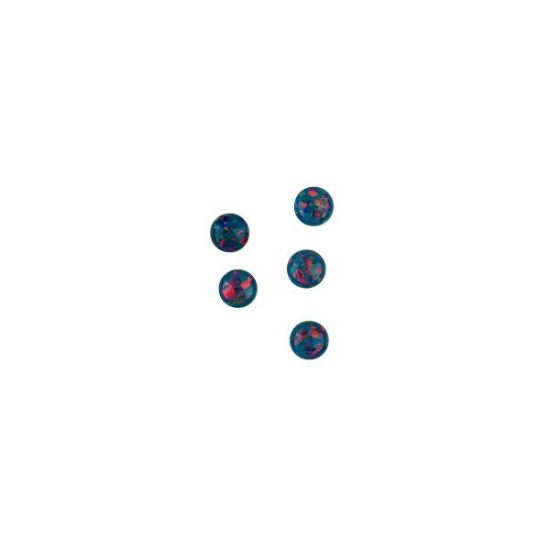 5mm Rd Multi-Teal Imit Opal Cab - Thunderbird Supply Company - Jewelry ...