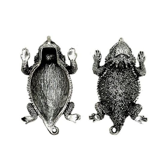 Horn Toad Pewter 45x72mm COLOSAL - Thunderbird Supply Company - Jewelry ...