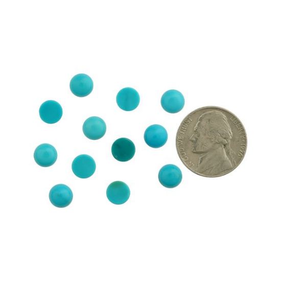 7mm Rd Apache Turq Stab Blue - Thunderbird Supply Company - Jewelry ...